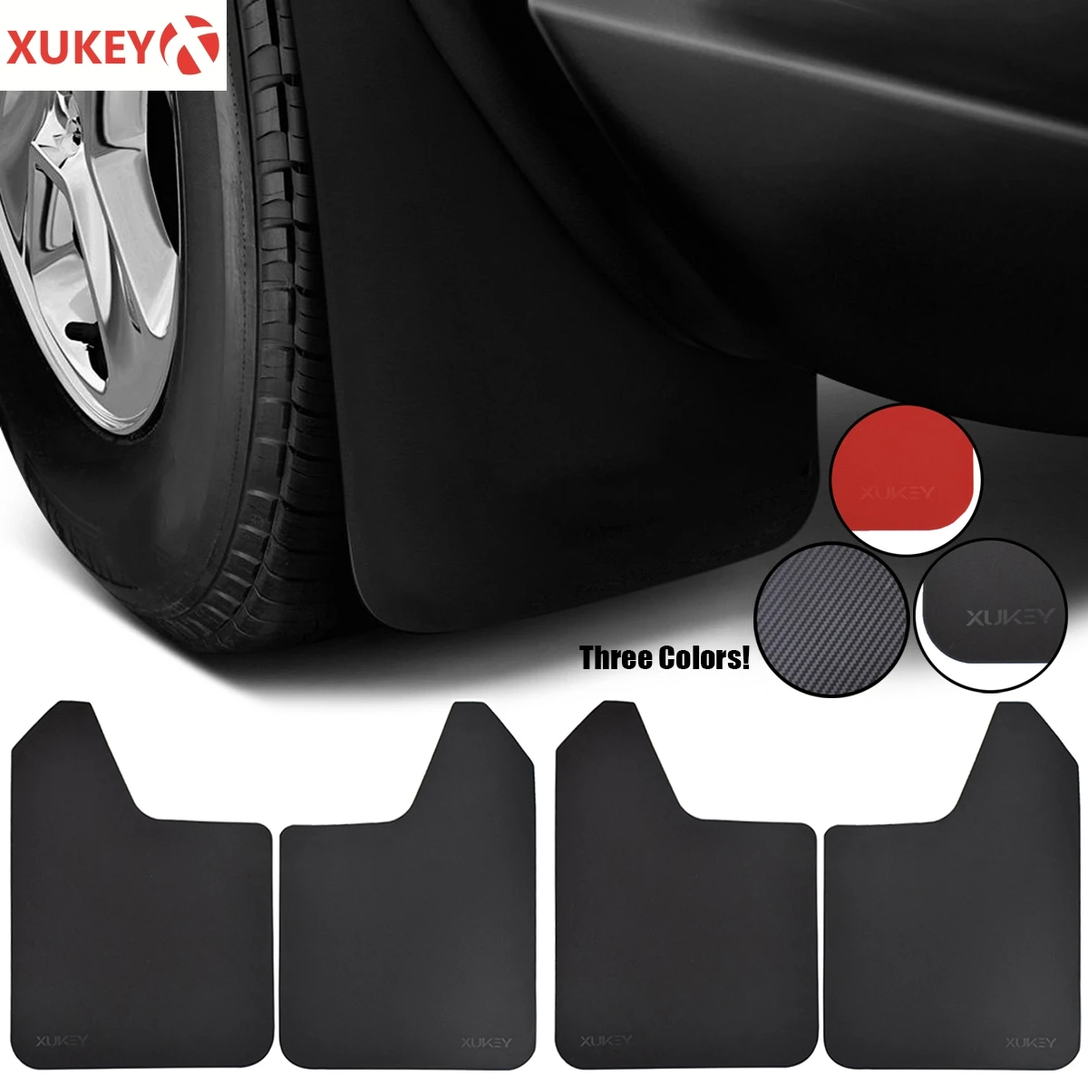 Universal-Carbon-Fiber-Effect-Mud-Flaps-Car-SUV-Pickup-Splash-Guards ...