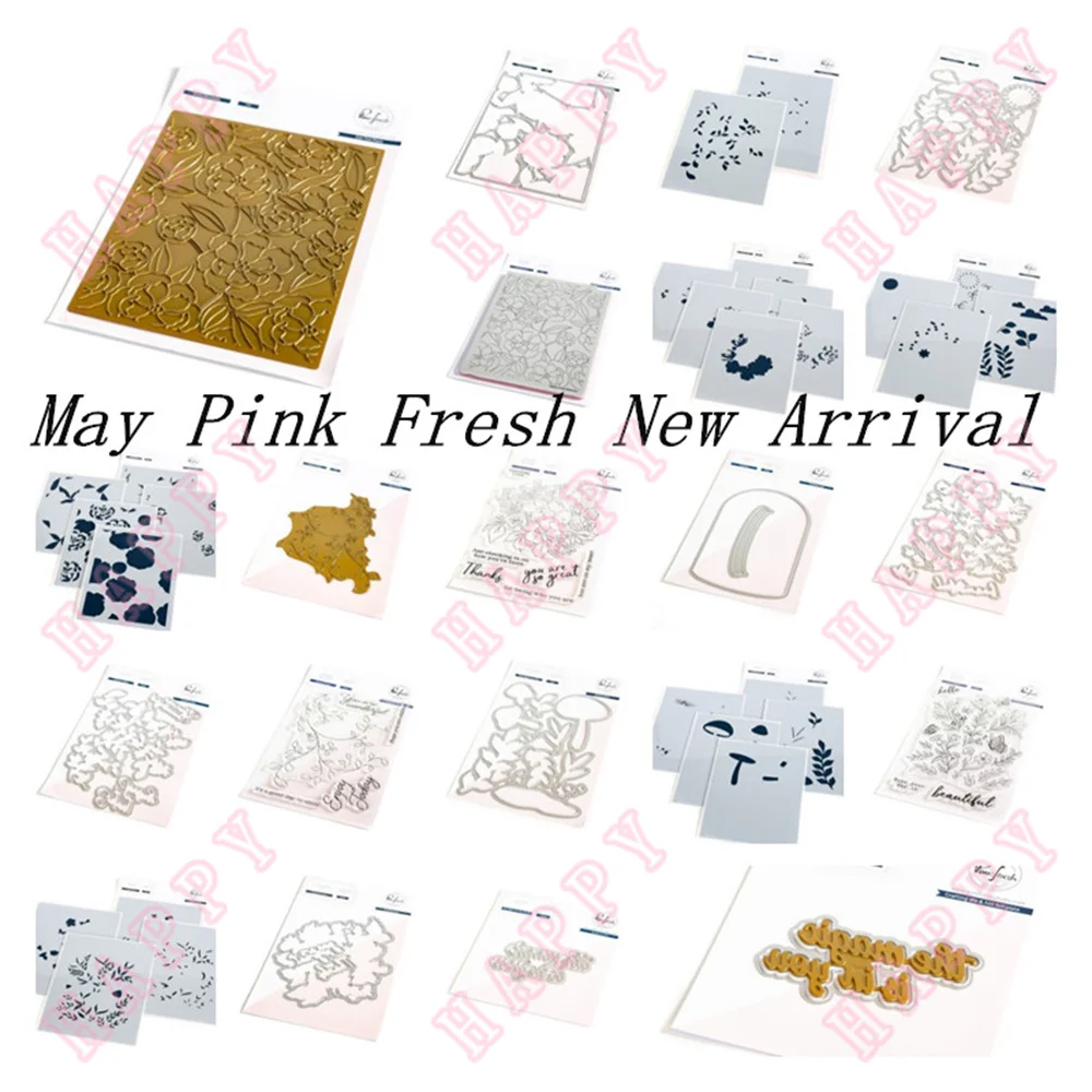 Stamps-Stencil-New-Metal-Cut-Dies-Summer-Blossoms-Foliage-Flowers ...
