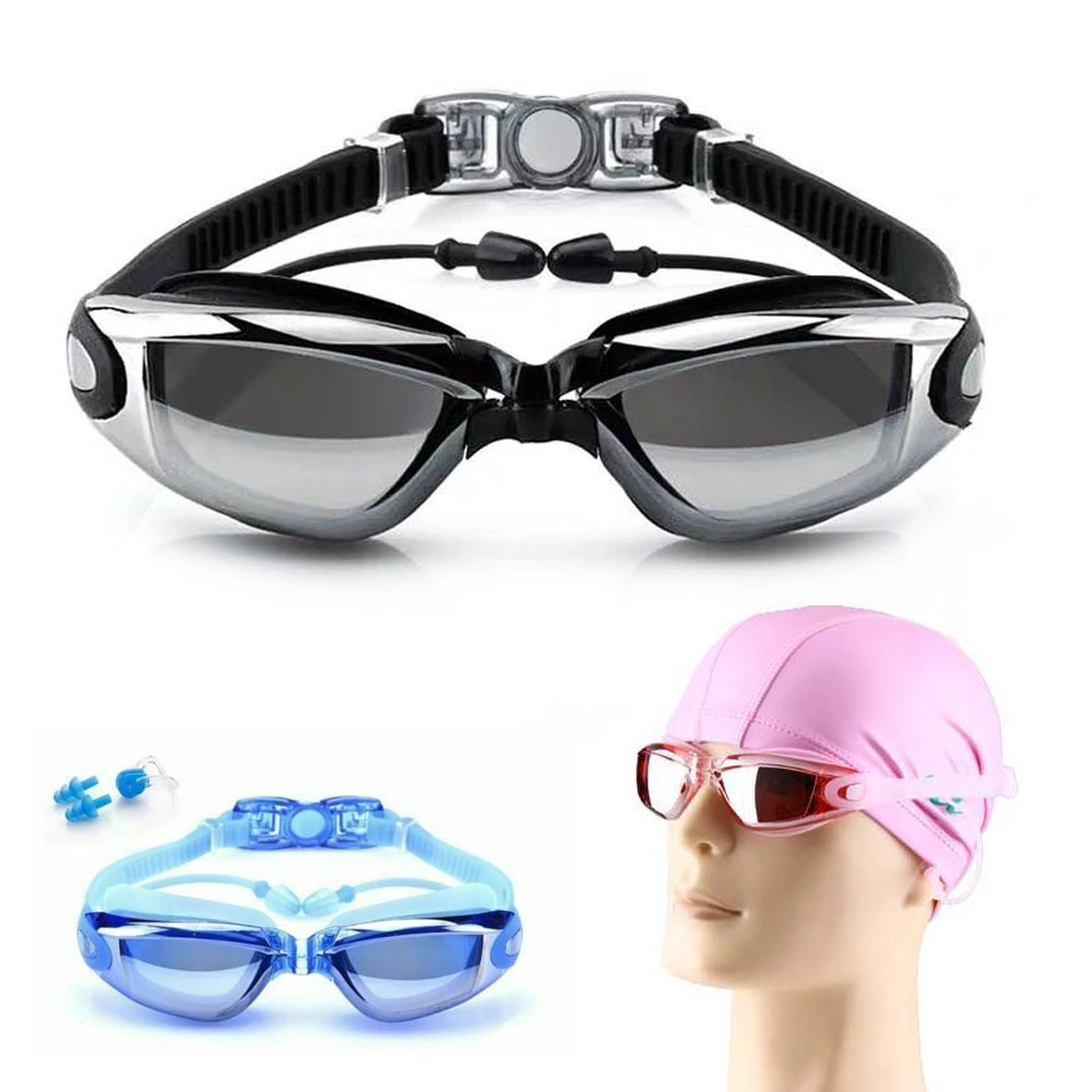 Swimming Glasses Men | Swimming Goggles Men | Myopia Pool Earplug ...