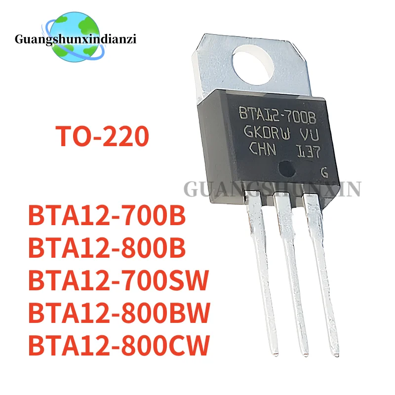 10PCS BTA12-600SW BTA12-700B BTA12-700C BTA12-700CW BTA12-700BW BTA12 ...