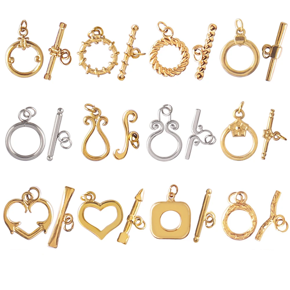 3-Set-Gold-Stainless-Steel-OT-Toggle-Clasps-Connectors-for-Necklace ...