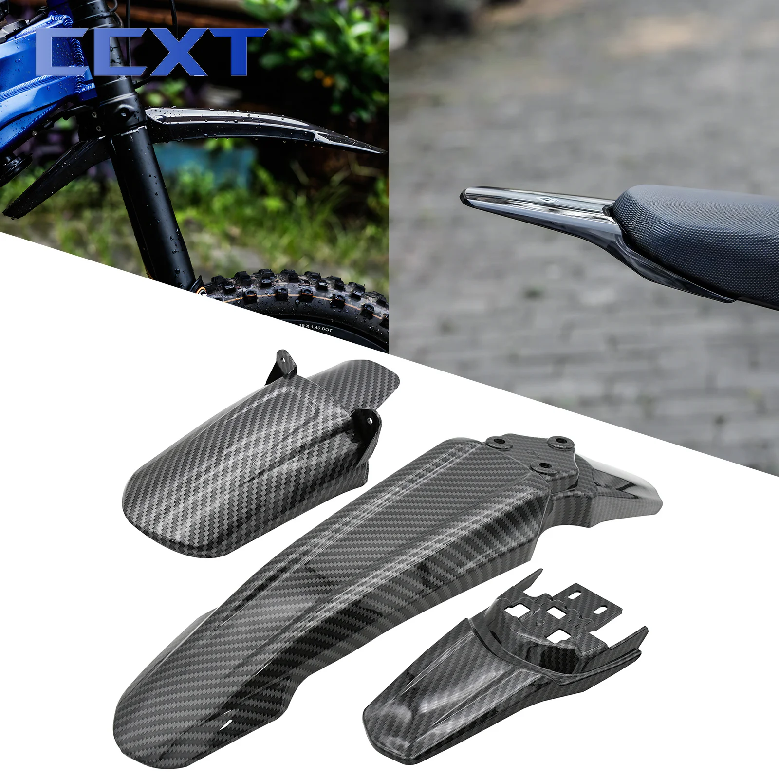 Electric Bike Accessories Dirt Bike Fender 3-Set For Surron Electric ...