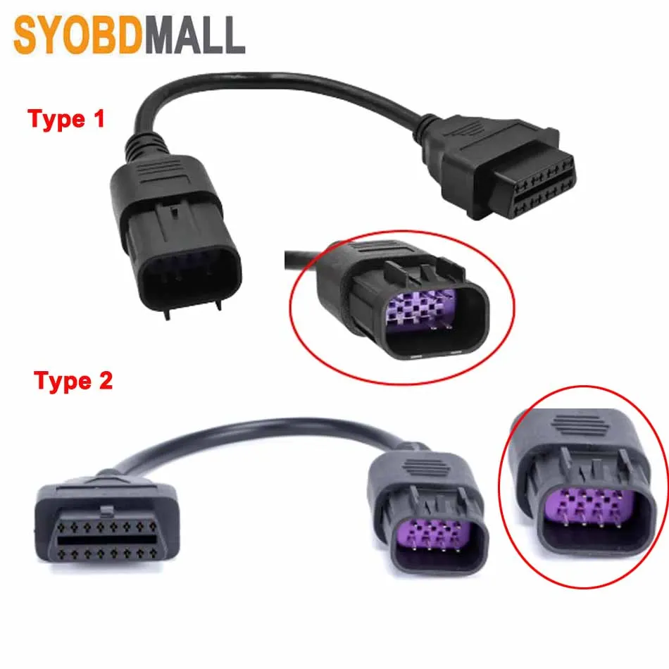 Motorcycle-Connection-Cable-OBD2-16pin-To-8-Pin-Diagnostic-Adapter-for ...