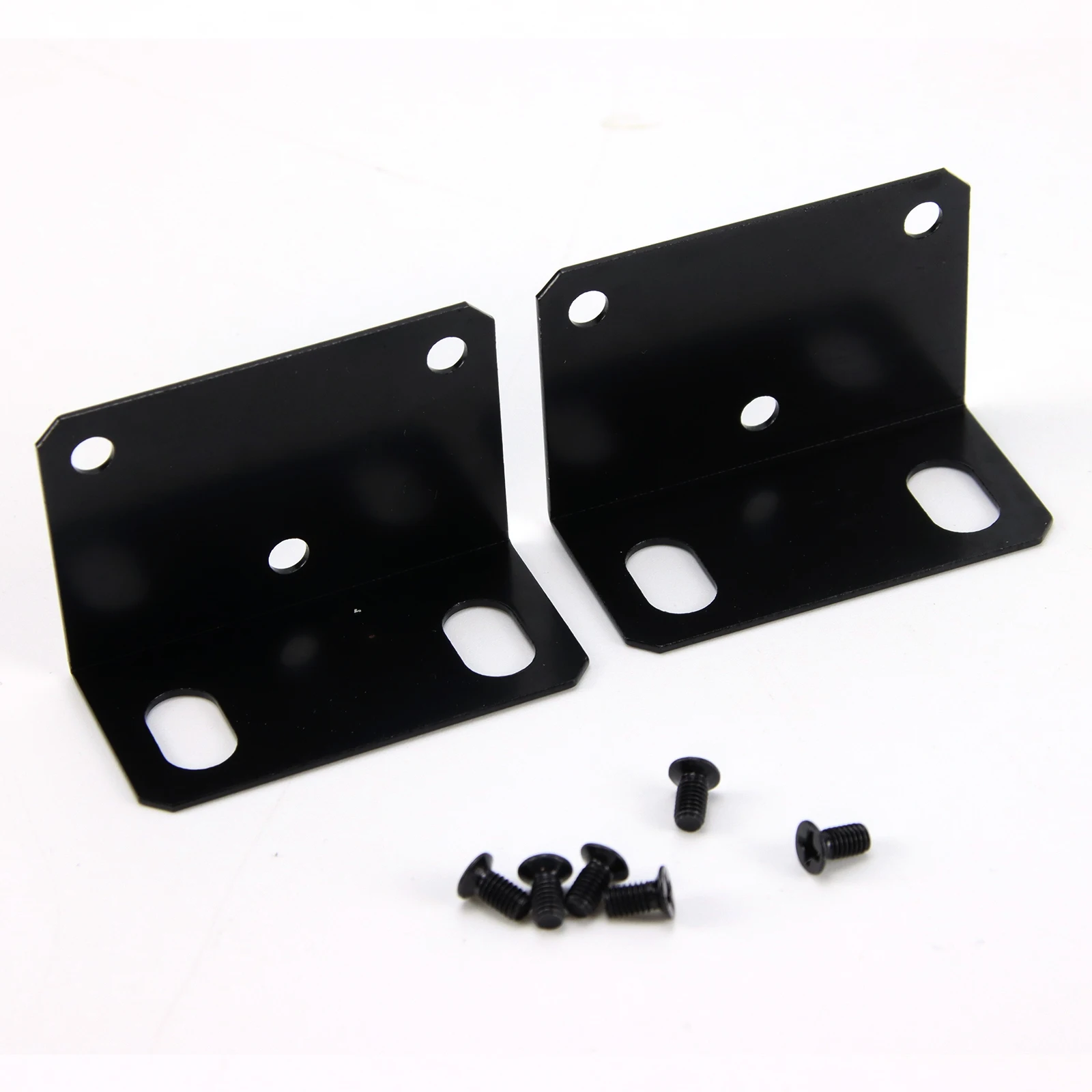 1-set-Metal-1U-19-Rack-Mount-ear-Mounting-jointing-with-screw-cap-for ...