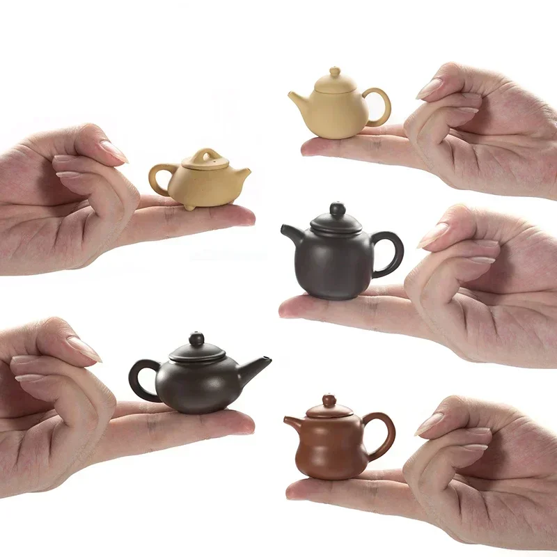 Mini-tetera-de-cer-mica-esmaltada-tetera-de-mano-de-bolsillo-soporte ...
