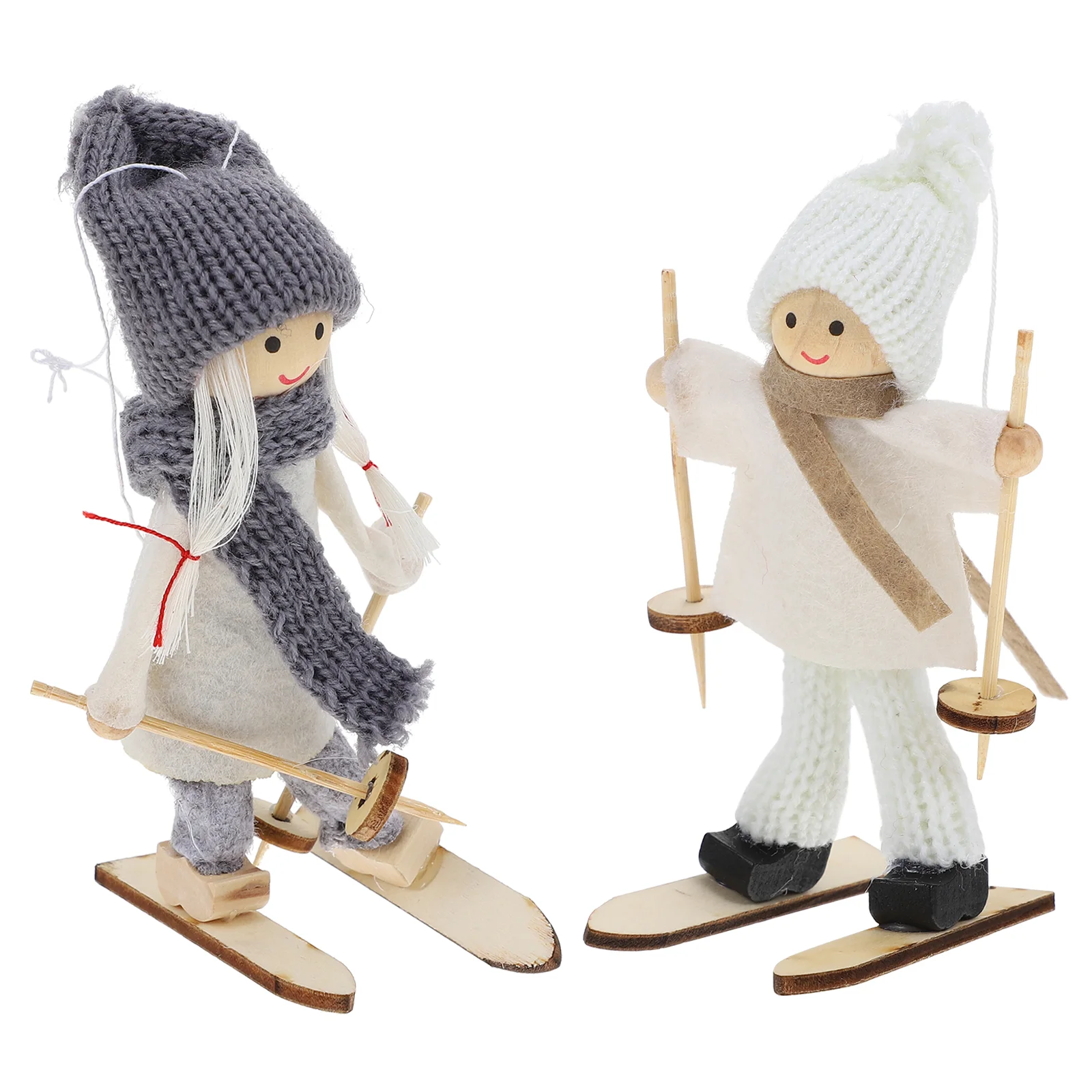 Ski-Mini-Figure-Miniature-Xmas-Tree-Pendants-Cartoon-Dolls-Skiing ...