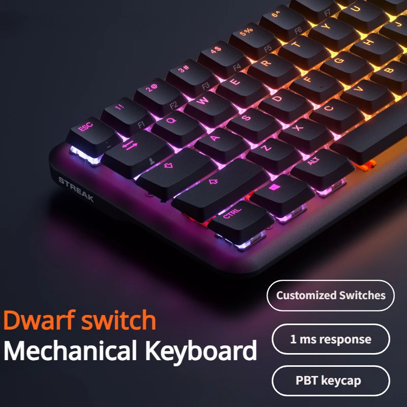 ECHOME-65key-Low-Profile-Mechanical-Keyboard-Wired-Hot-swappable-RGB ...