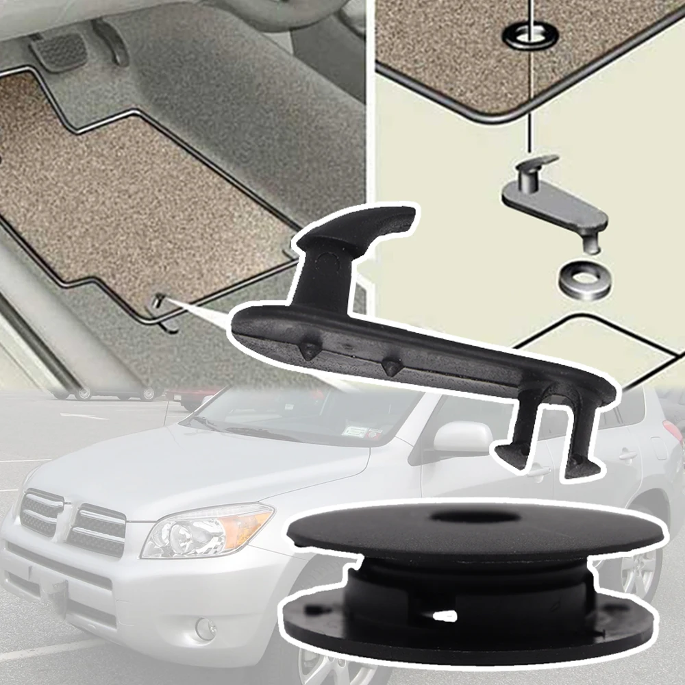 Car Floor Mat Clip Carpet Retainer Grip Holder Fixing Hook Fastener ...