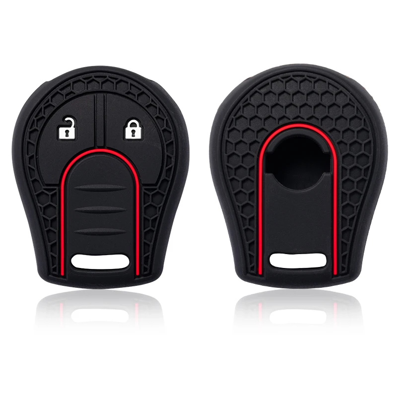 Keychain For Nissan Note Micra Juke Qashqai Tiida X-Trail Cube Silicone ...