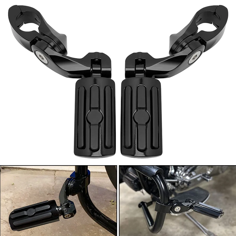 Universal-1-1-4-32mm-Motorcycle-Foot-Rest-Highway-Engine-Guard-Foot ...