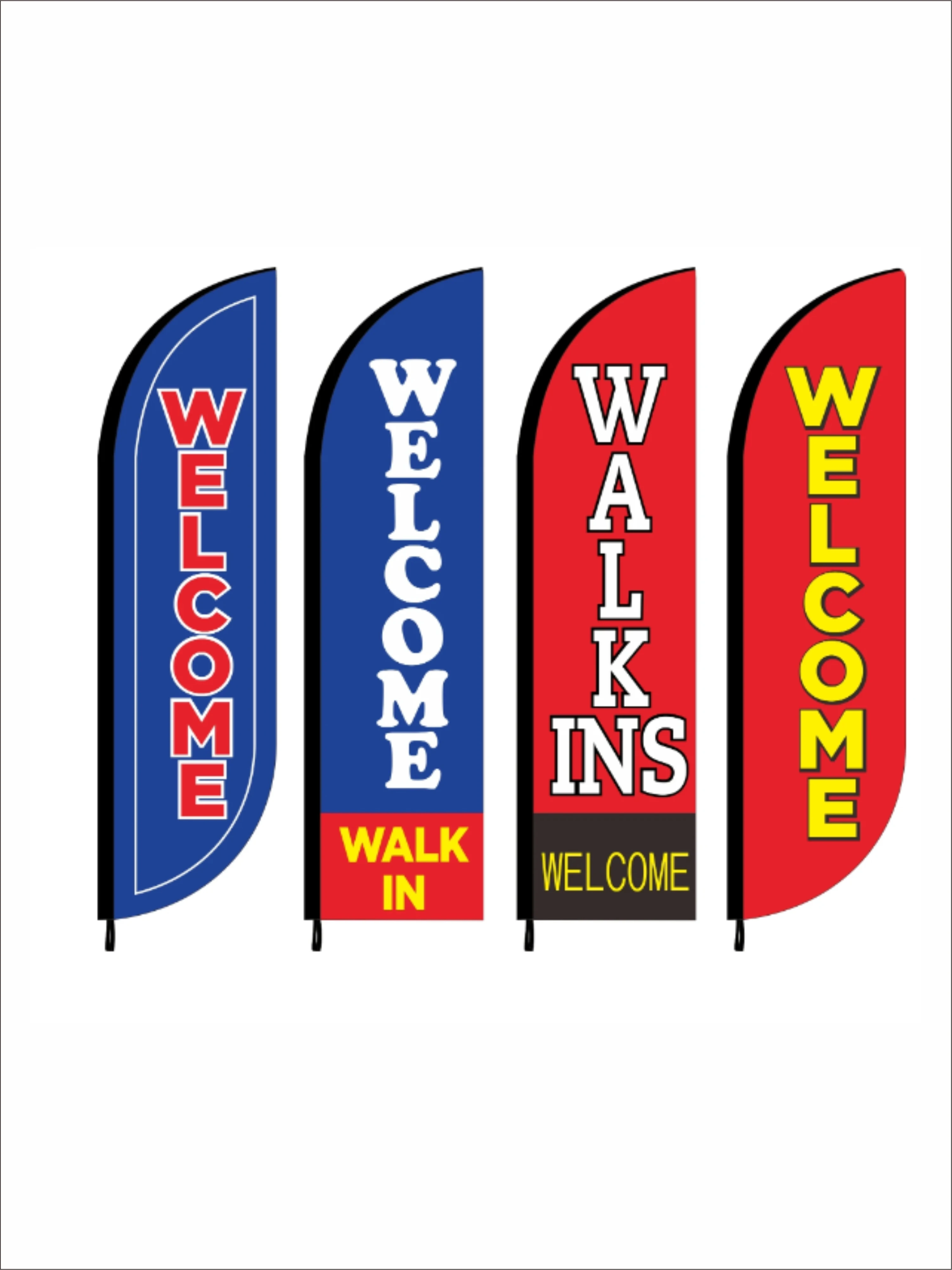 Open-Flag-Opening-Shop-Feather-Flag-Only-Swooper-Without-Pole-Beach ...