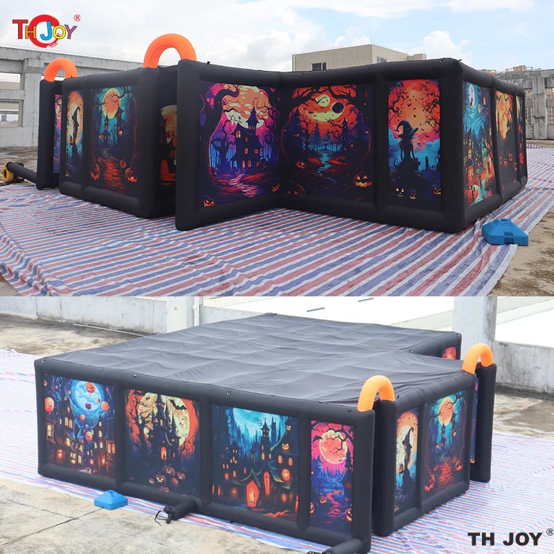 6x6m-L-Shape-Inflatable-Christmas-Maze-Full-Printing-Halloween ...