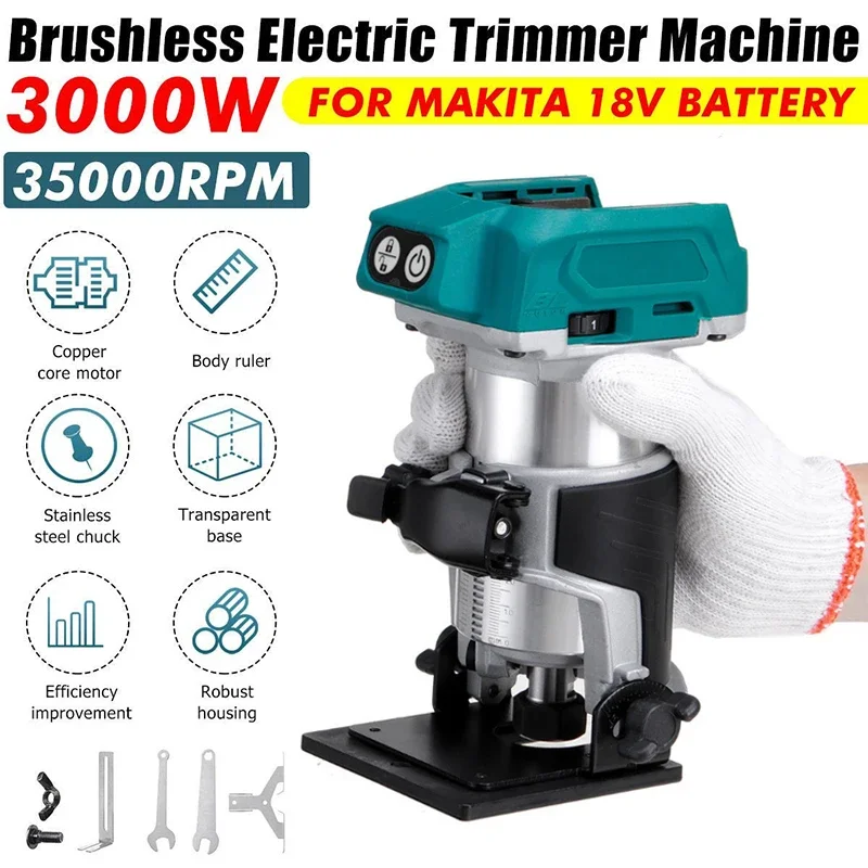 30000-RPM-5-Speeds-Brushless-Cordless-Electric-Hand-Trimmer-Inclined ...
