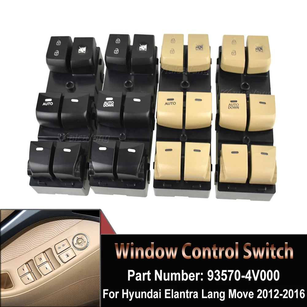 New-Electric-Power-Window-Master-Switch-For-Hyundai-Elantra-Lang-Move ...
