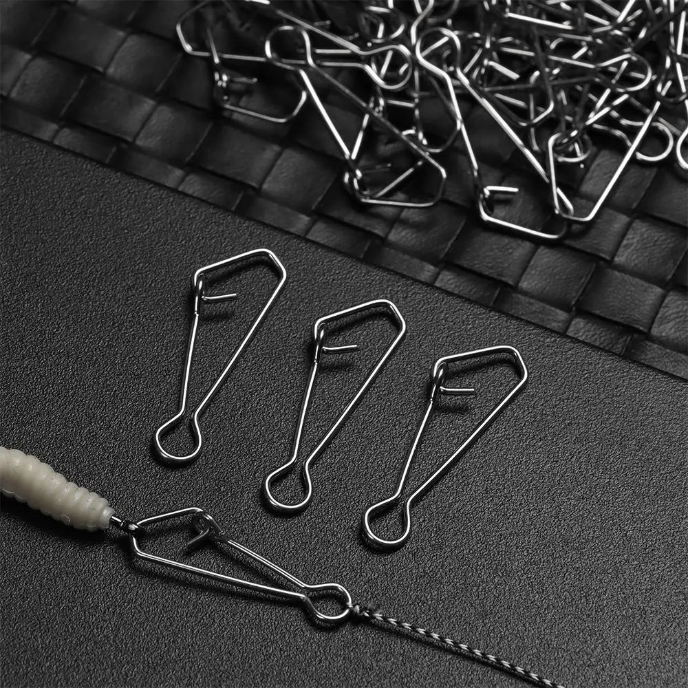 50pcs-pack-Fast-Clip-Lock-Fishing-Hook-Line-Connector-0-7-Stainless ...