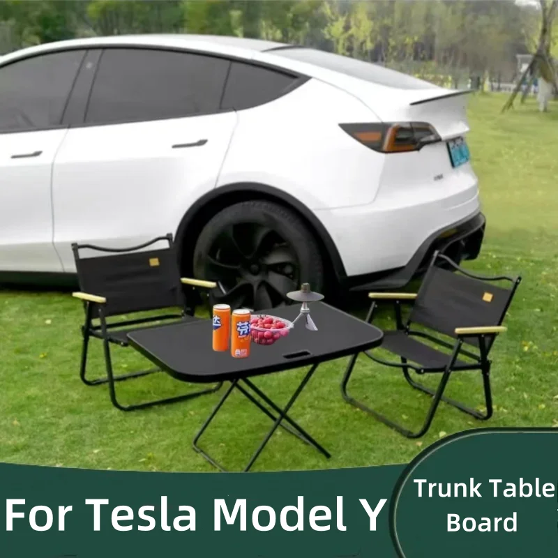 For-Tesla-Model-Y-2020-2024-Travel-Folding-Camping-Picnic-Table-Fits ...