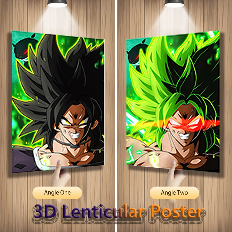 Anime-3D-Lenticular-Posters-Dragon-Ball-Flip-Gradient-Print-Goku-Bed ...