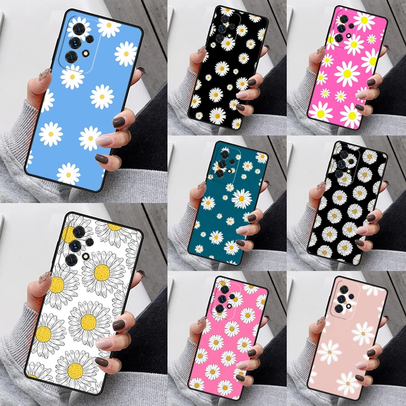 Daisy-Flower-Soft-Phone-Case-For-Samsung-Galaxy-S23-S21-S20-FE-S24-S22 ...