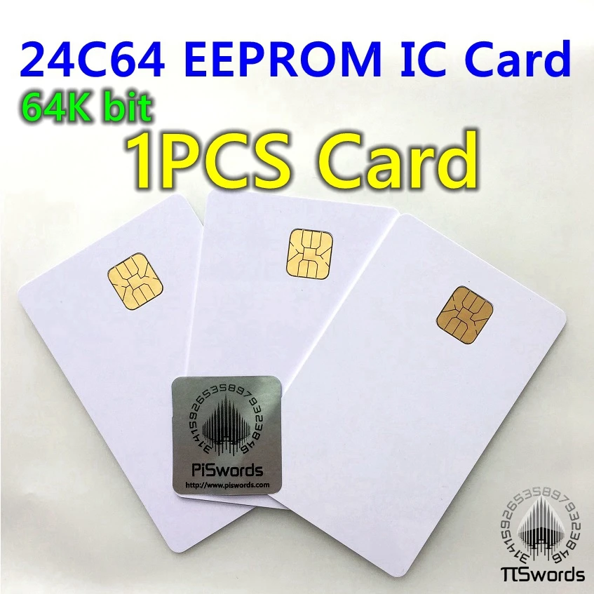 AT24C64 24C16 24C02 ISO7816 smartcard secure Memory 24C64 EEPROM blank ...