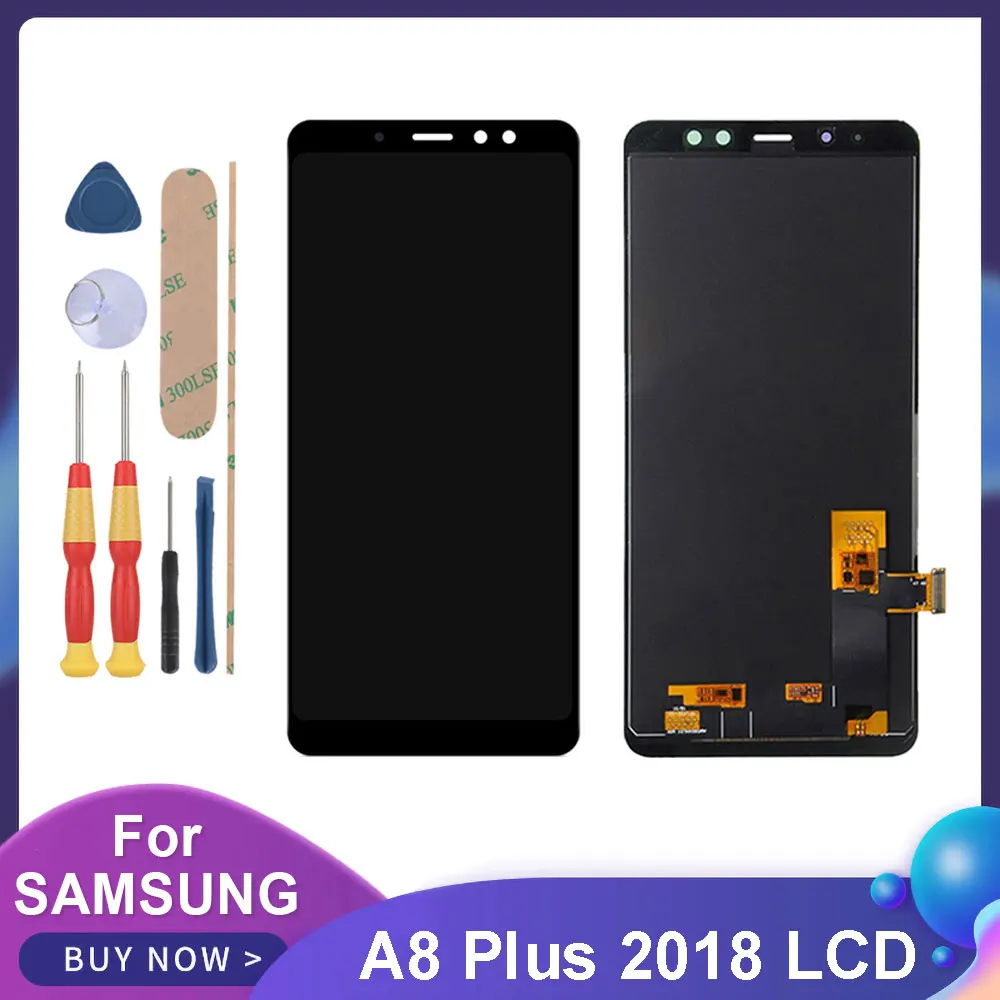 6.0'' For Samsung Galaxy A8+ 2018 LCD Display Touch Screen Digitizer ...