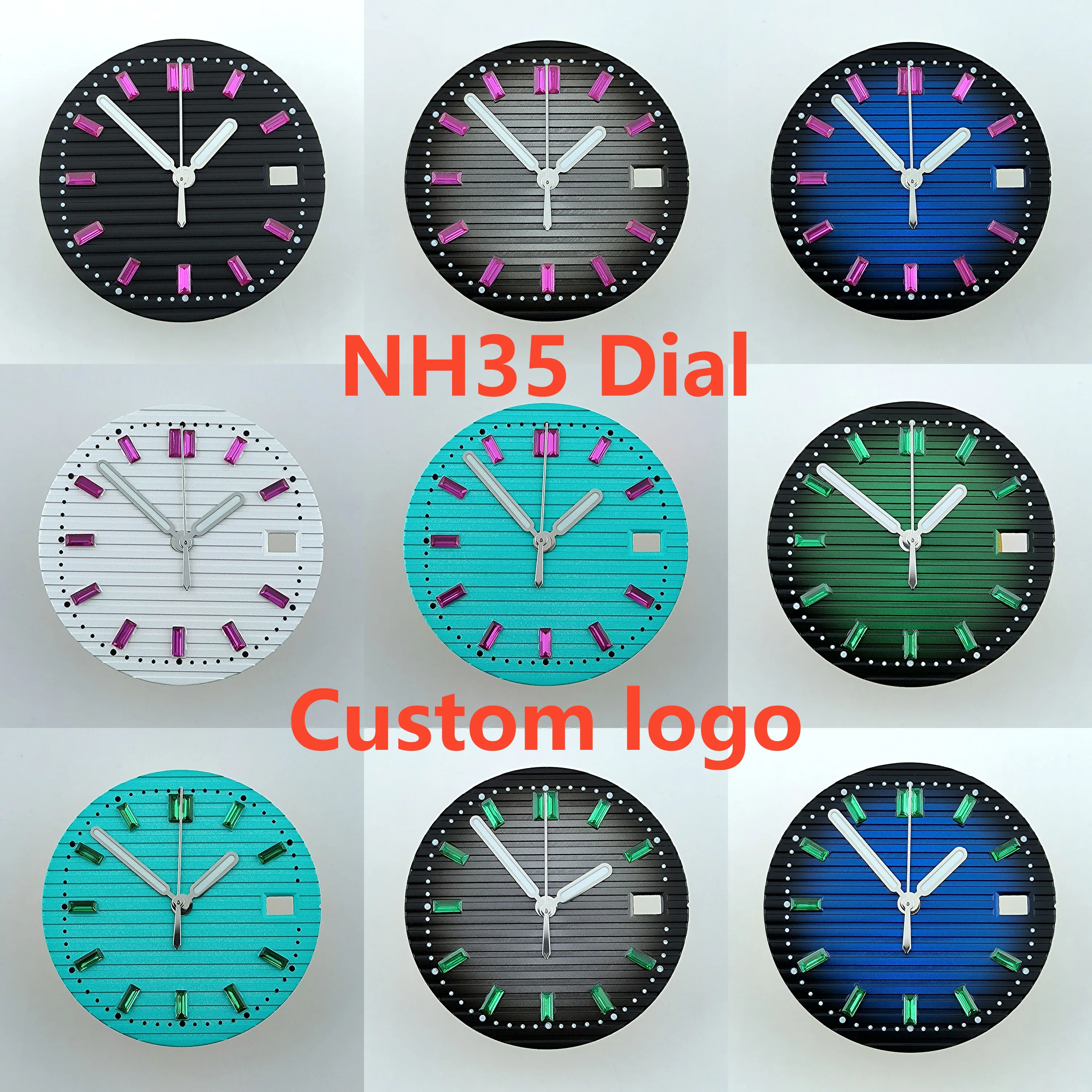 watch-dial-N-H35-dial-Custom-Logo-Dial-29-8mm-No-luminous-suitable-for ...