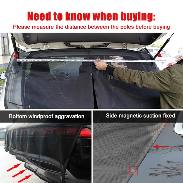 Tailgate Mesh Screen Car Camping For SUV, Mini Van, Great For ...