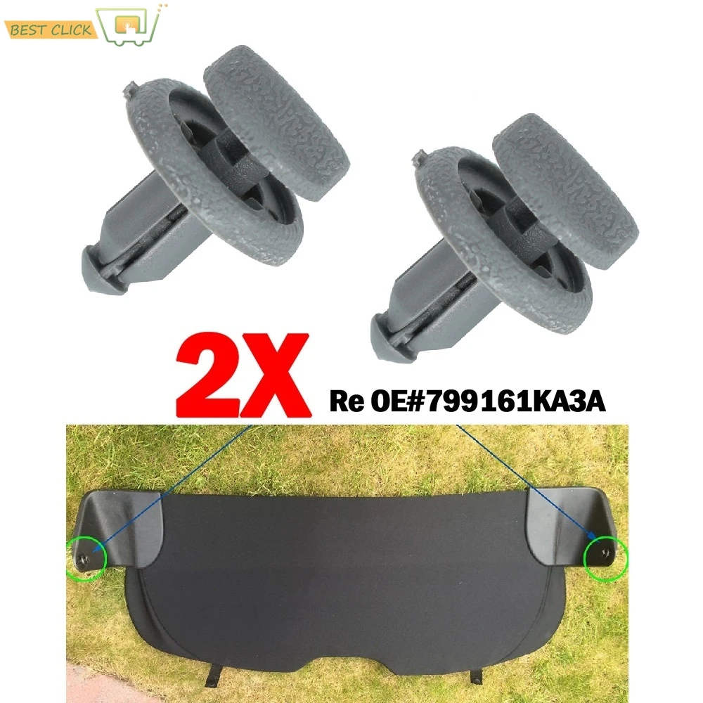 2Pcs-Rear-Parcel-Shelf-Clip-799161KA3A-For-Nissan-Juke-F15-Early-Type ...