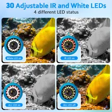 GAMWATER (DVR) Winter Fish Fidner Underwater Fishing Camera 7 Inch ...