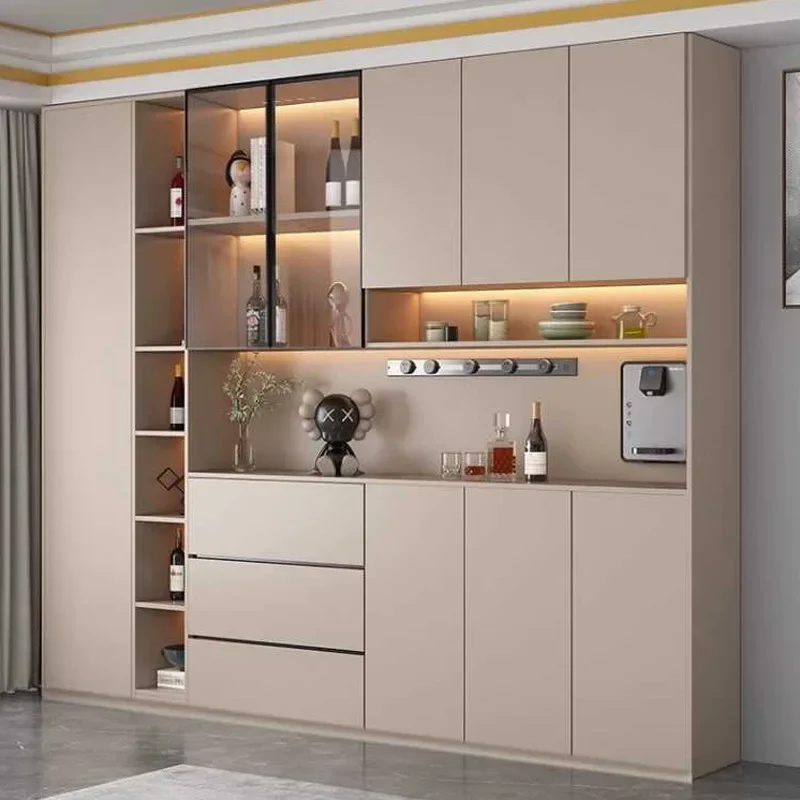 Mueble-de-cocina-Aparadores-Mueble-alto-con-puertas-de-vidrio-y-caj-n ...