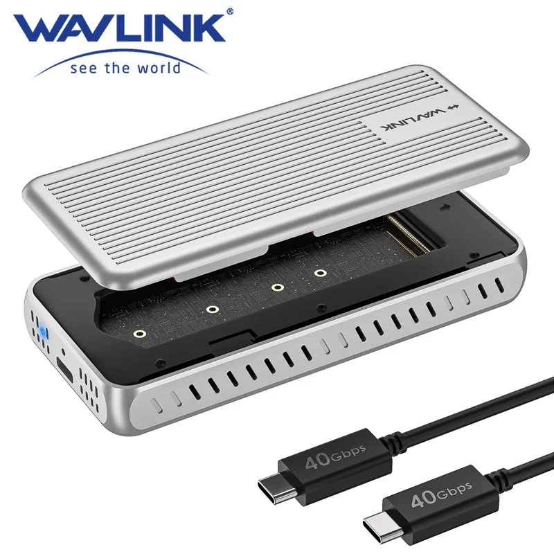 WAVLINK-40Gbps-PCIe-NVMe-SSD-Enclosure-USB4-External-Hard-Drive-For ...