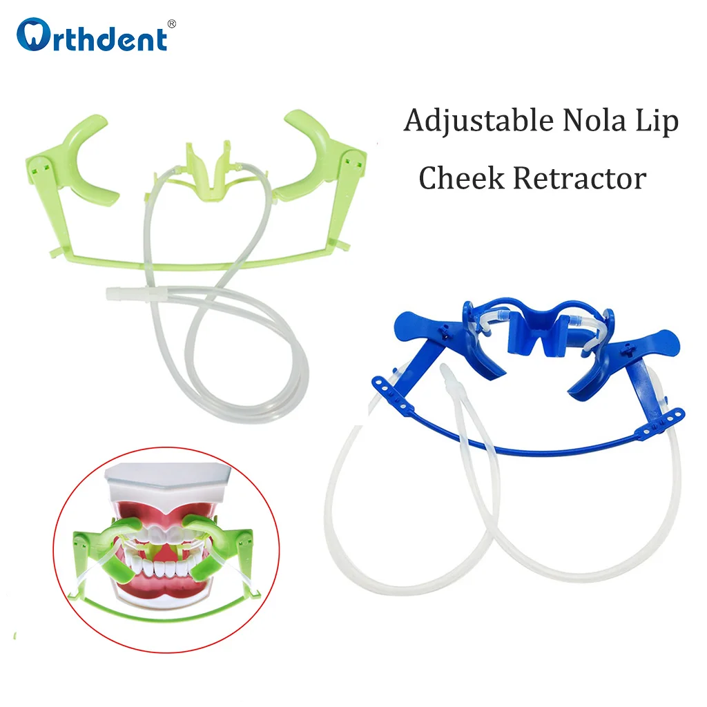 Dental Nola Lip Cheek Retractor with Saliva Aspirator Mouth Opener ...