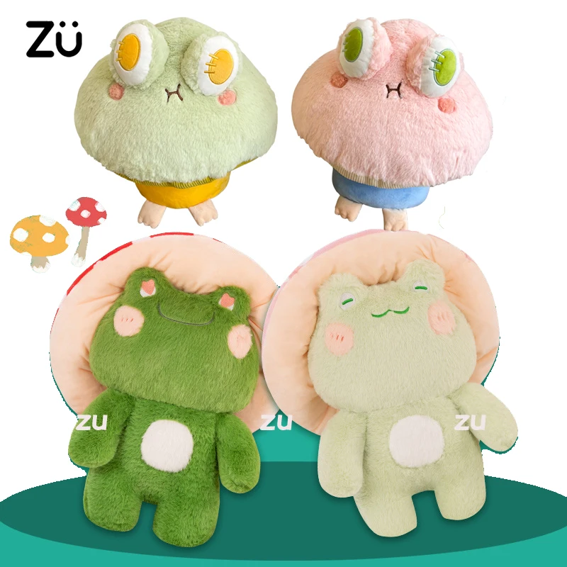 Funny-Gift-Creative-Mushroom-Frog-Plush-Toy-Cute-Lonely-Frogs-Stuffed ...