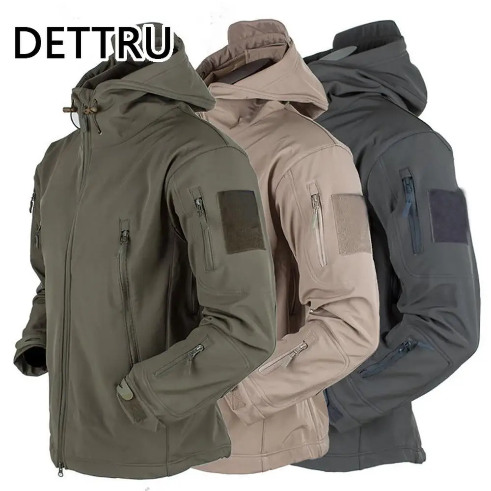 men jacket Outdoor Soft Shell Fleece Men's And Women's Windproof ...