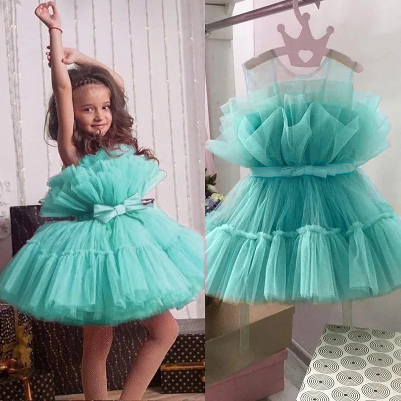 Vestito-estivo-per-beb-festa-di-compleanno-Fluffy-Girl-Princess-Dress ...