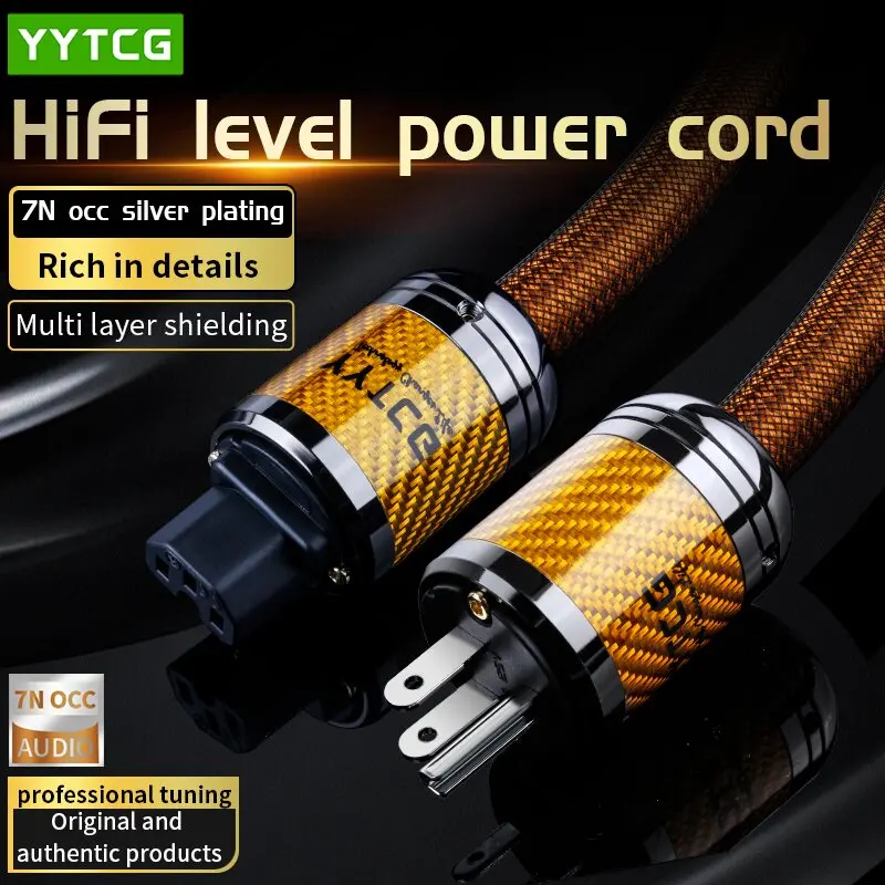 Power-Cable-US-AC-Power-Cord-Power-Cable-7N-OCC-Silver-Plated-Hi-End-EU ...