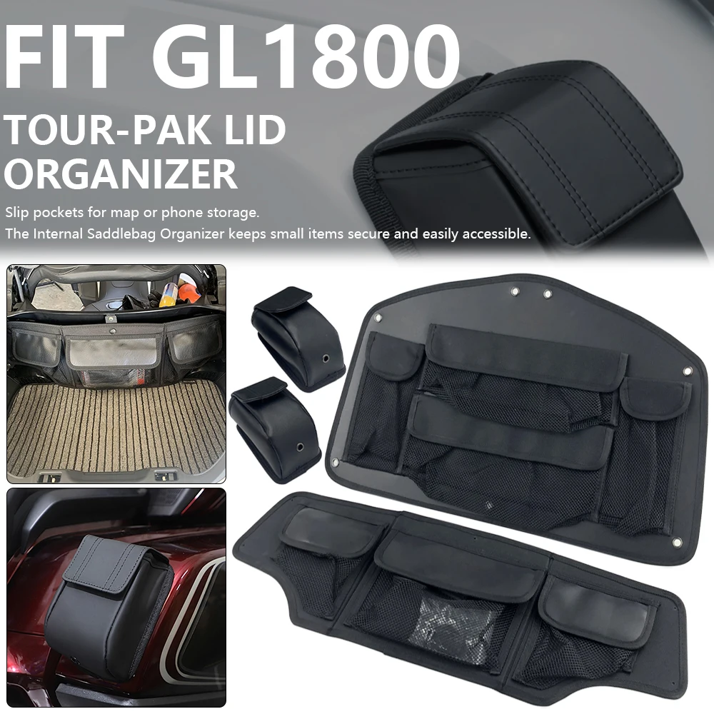Tour-Pak-Lid-Organizer-Luggage-Internal-Storage-Bag-Side-Saddlebag ...