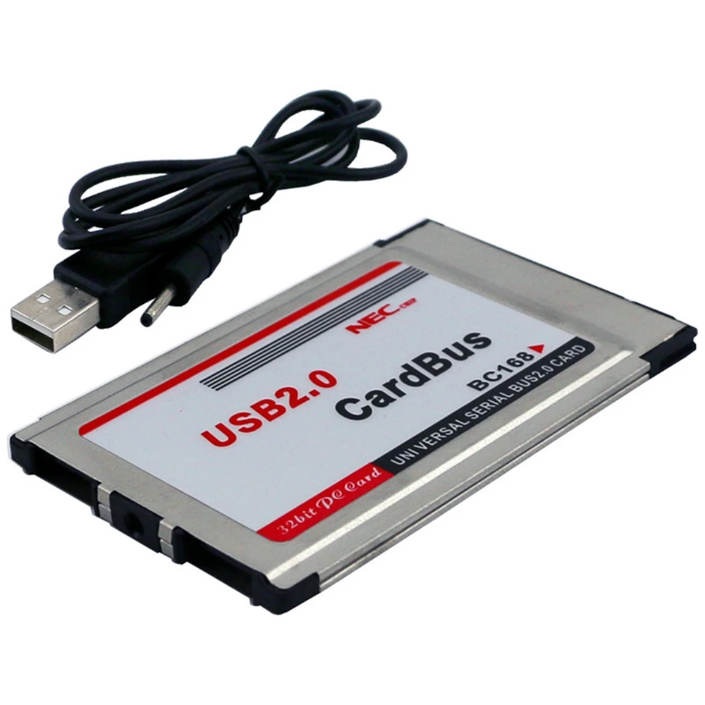 PCMCIA-to-USB-2-0-CardBus-Dual-2-Port-480M-Card-Adapter-for-Laptop-PC ...