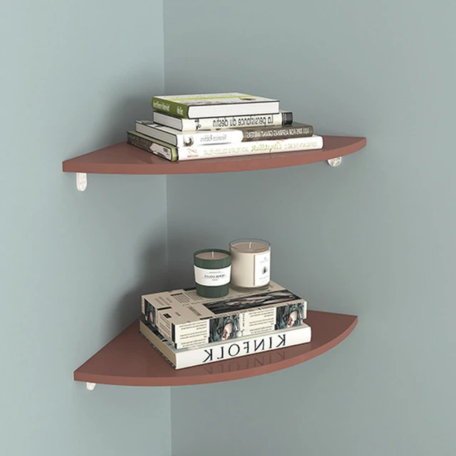 Corner Floating Bookshelf