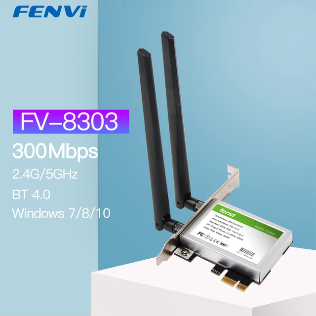 Fenvi-Adaptador WiFi PCIe Sem Fio, 6E, 5374Mbps, 802.11AX, Intel AX210, 2.4G, 5G, 6Ghz, AX210NGW ...