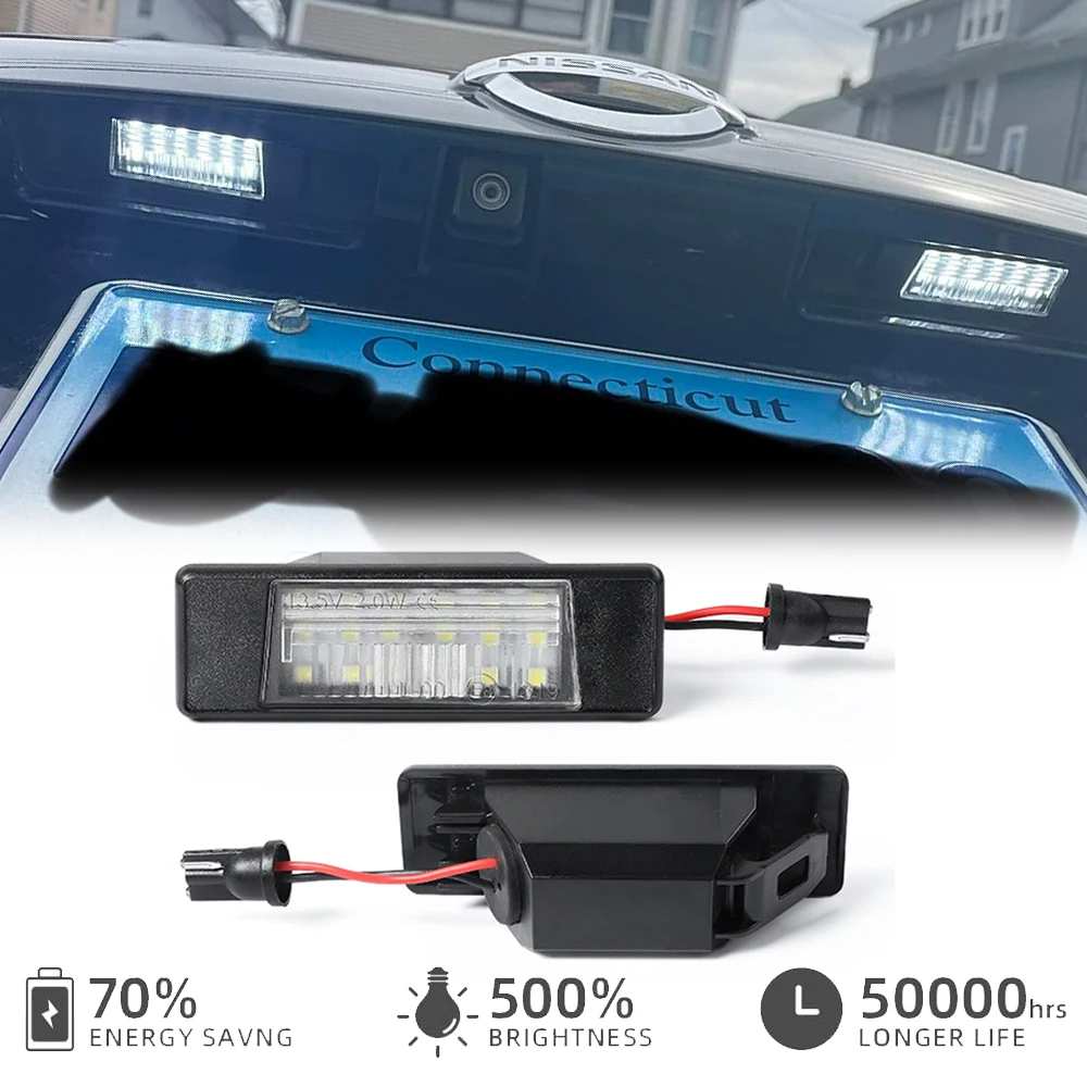 OEM LED Behind License Plate Light Reverse Tag Lamp For Nissan Rogue ...