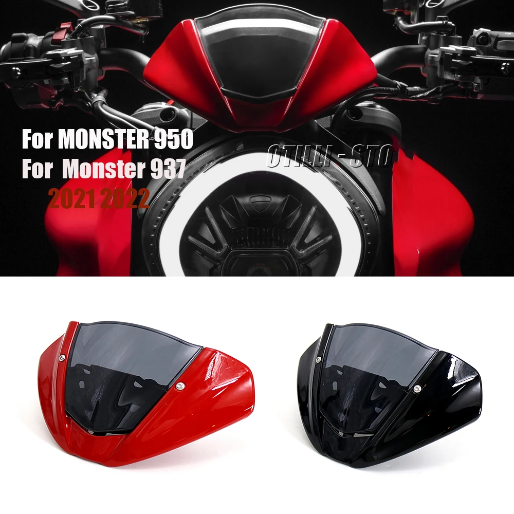 Motorcycle-Windshield-Wind-Screen-Shield-Deflector-Protector-Cover ...