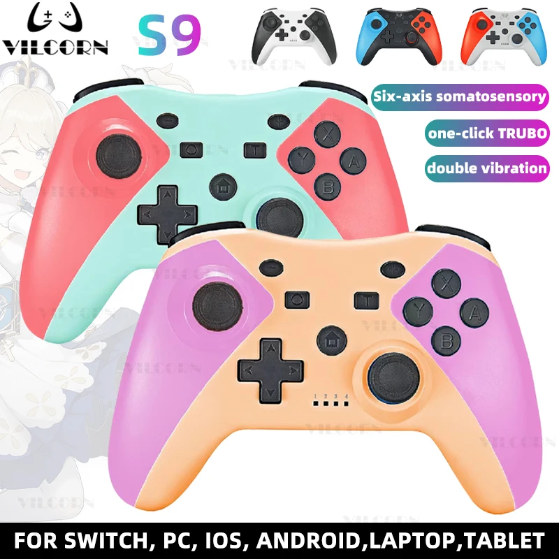 VILCORN-Wireless-Switch-Controller-For-Ninten-Switch-Pro-Gamepad ...