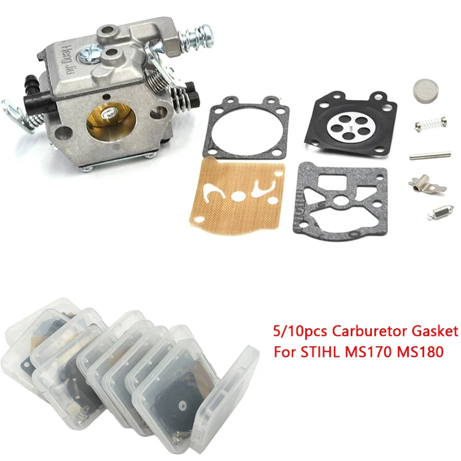 1-2-Sets-Carburetor-Rebuild-Repair-Diaphragm-Kit-For-Stihl-MS180-MS170 ...