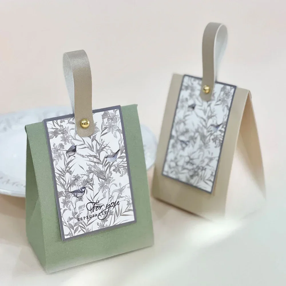 10/30Pcs Vintage European Style Pearlescent Gift Bag Wedding Candy Bag ...