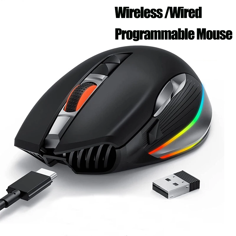 Mofii-Wireless-Gaming-Mouse-Wired-Programmable-RGB-Mice-Rechargeable ...