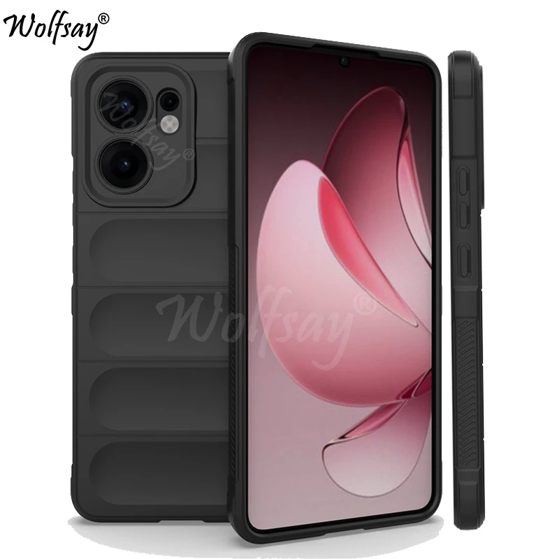 Shockproof Phone Case For Oppo Reno 13F Case Anti-Slip Soft Silicone ...