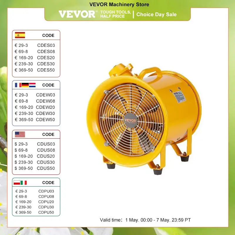 VEVOR-Portable-Ventilation-Fan-350W-550W-1100W-Industrial-Exhaust-Fan ...