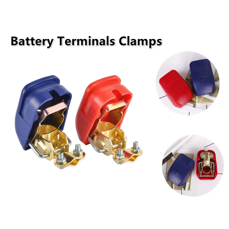 Universal-12V-Quick-Release-Battery-Terminals-Clamps-Positive-Negative ...