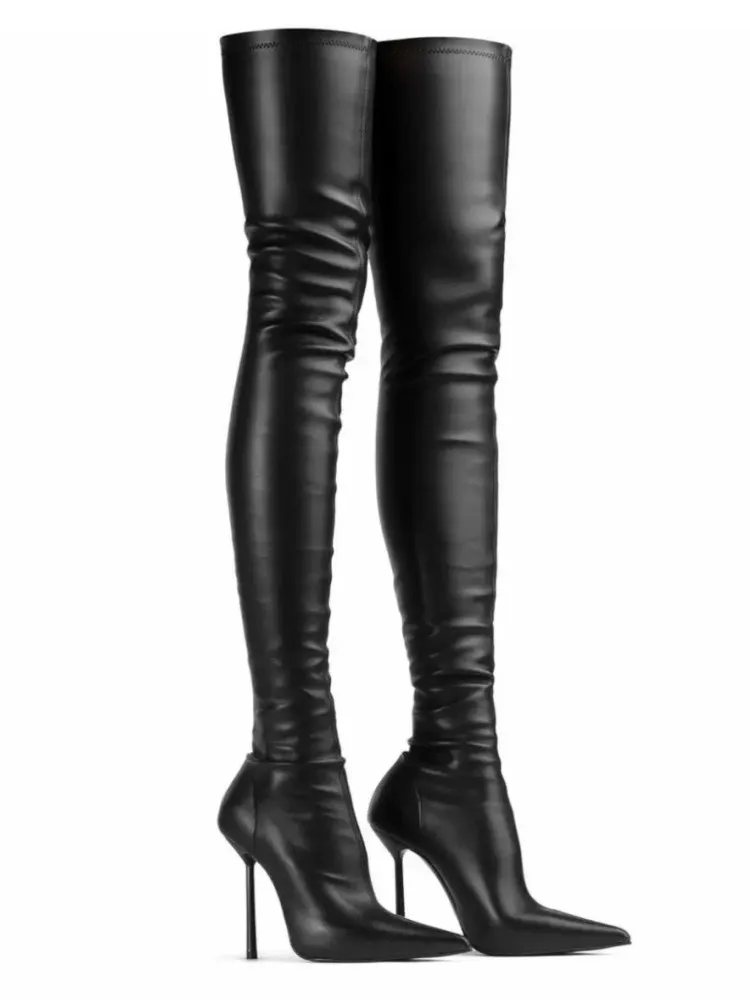 2025 Autumn and Winter New Slim Fit High Heels for Women, Knee High ...