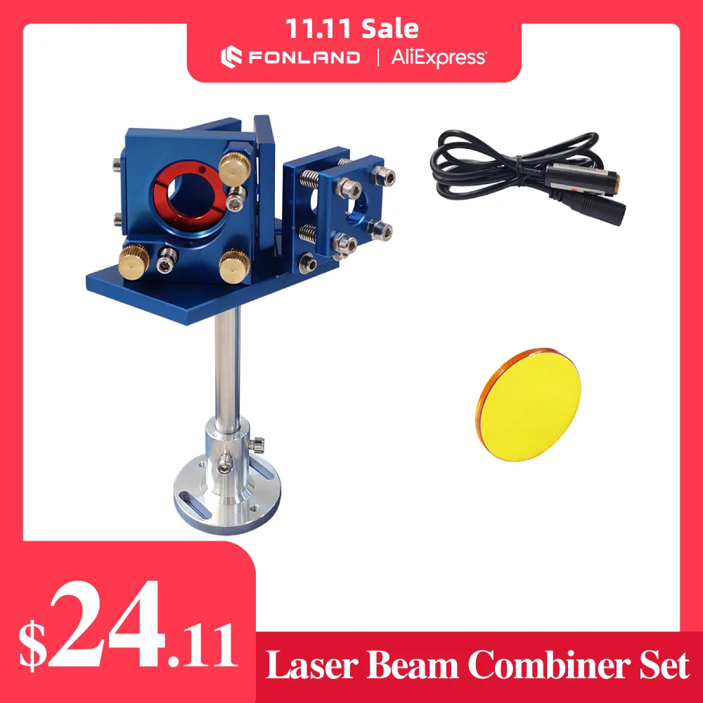 FONLAND-20mm-ZnSe-Laser-Beam-Combiner-Mount-Laser-Pointer-Blue-Beam ...